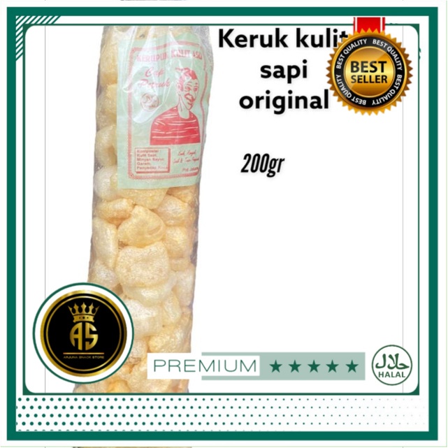 Jual KERUPUK RAMBAK KULIT SAPI PREMIUM ORIGINAL 200 GRAM | Shopee Indonesia