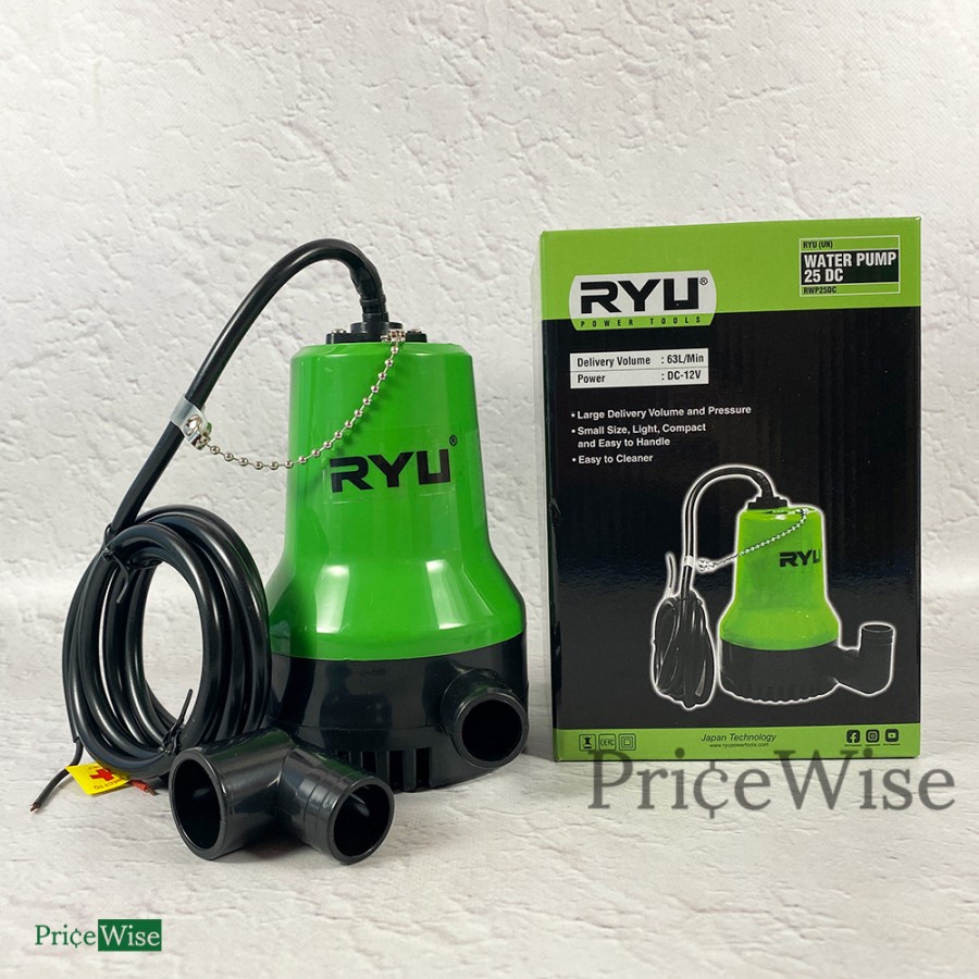Jual Mesin Pompa Air Celup RWP25DC Ryu / Water Pump RWP 25 DC | Shopee ...