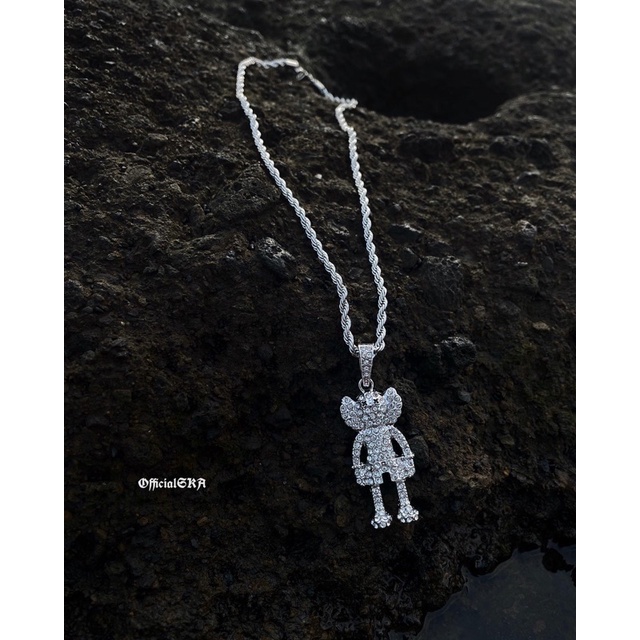 Jual KAWS X ROPE CHAIN NECKLACE (KALUNG KAWS DIAMOND SILVER SKA JEWELRY ...