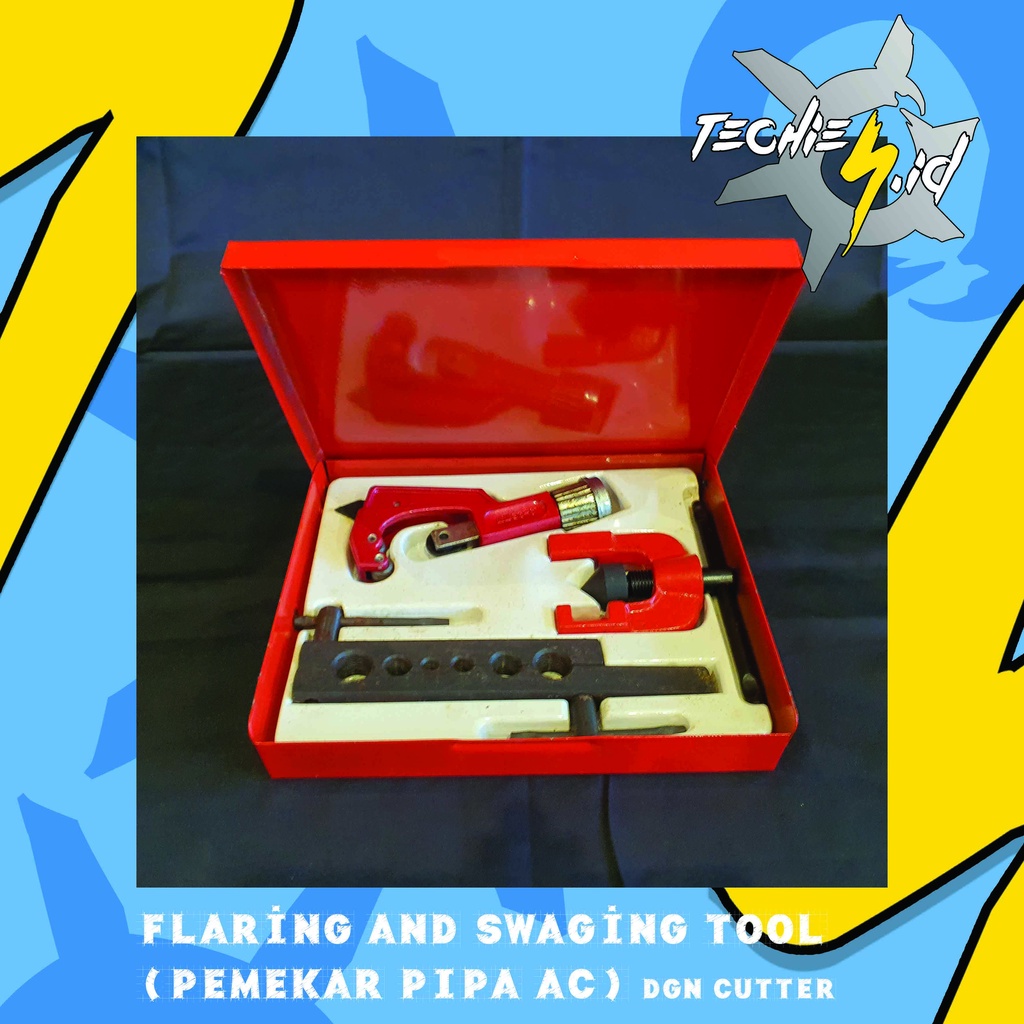 Jual Flaring & Swaging Tool (Pemekar Pipa AC) Dengan Cutter | Shopee ...