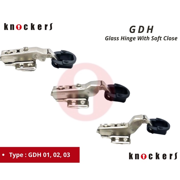 Jual Knockers Engsel Kaca Glass Hinge GDH | Shopee Indonesia