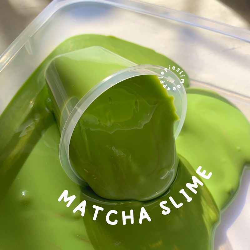Jual MATCHA SLIME BY APPLE PIE | Shopee Indonesia