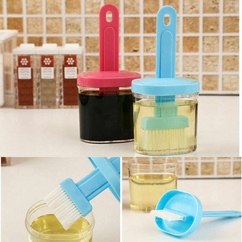 Jual Wadah Minyak Kuas Sikat Tempat BBQ Oil Kue Saos Kecap Botol Brush ...