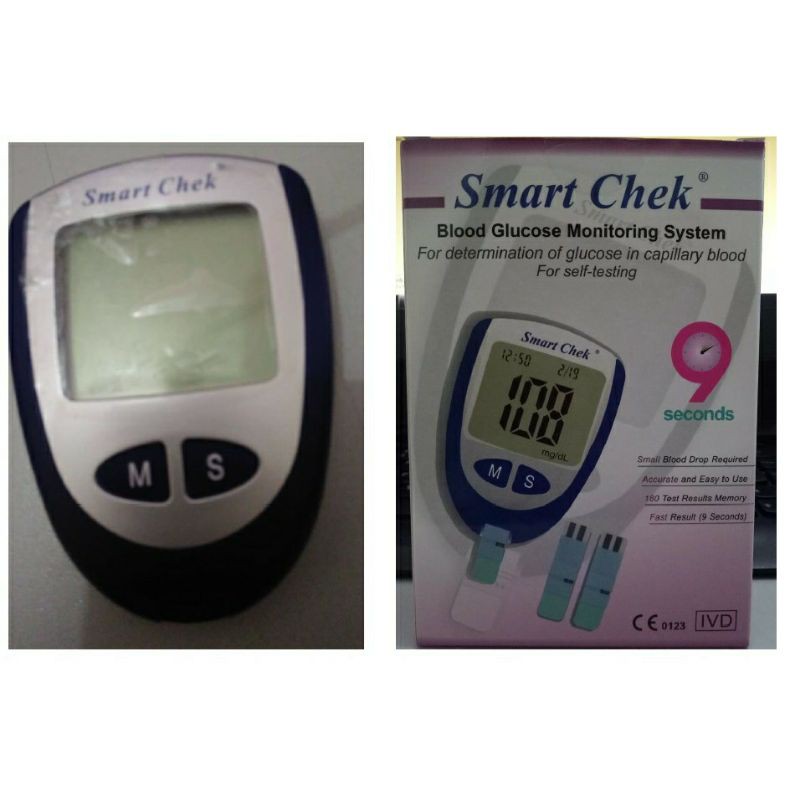 Jual SMART CHEK Blood Glucose Monitoring System (Untuk Cek Gula Darah ...