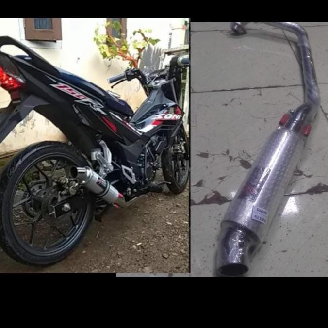 Jual knalpot racing sonic 150 satria fu old/all new | Shopee Indonesia