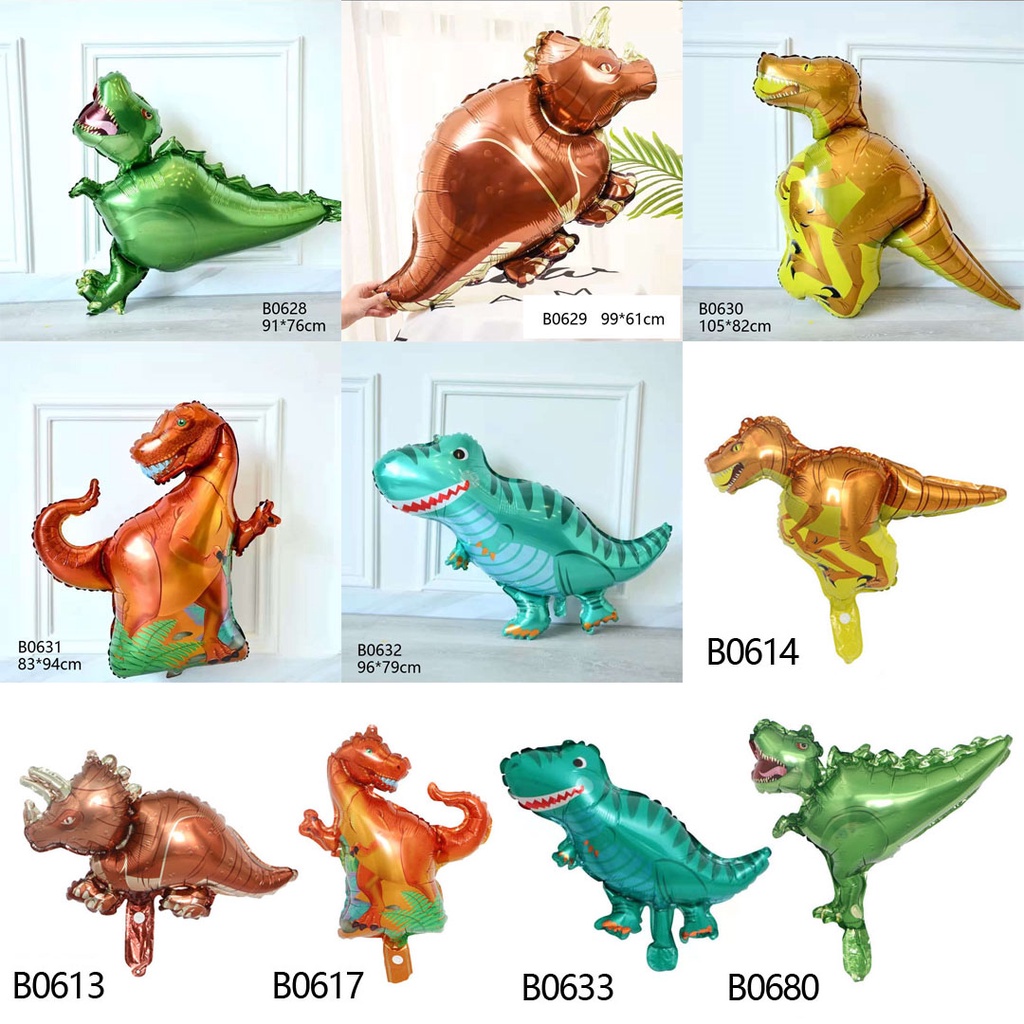 Jual MYSTYLE BALON FOIL TEMA DINOSAURUS BALON DINO JUMBO BALON HAPPY ...