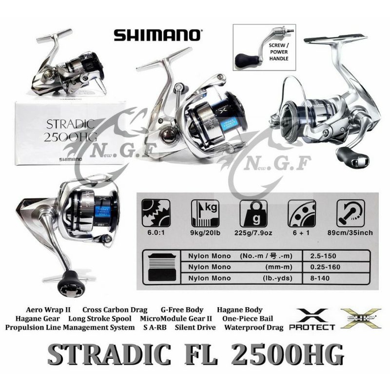 Jual SHIMANO STRADIC FL 2500HG | Shopee Indonesia