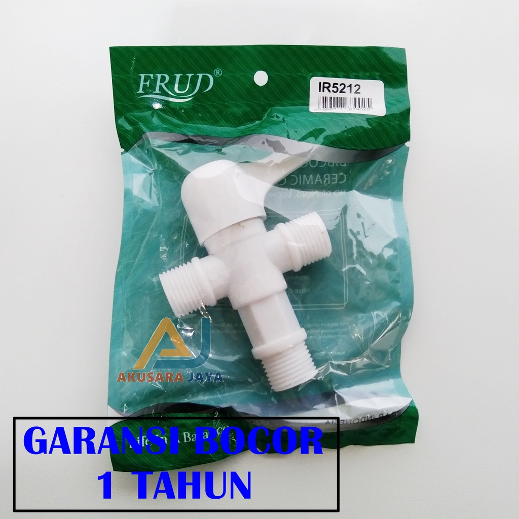 Jual Kran Tee shower / Kran Tee Closet / Stop Kran Double Pvc FRUD ...