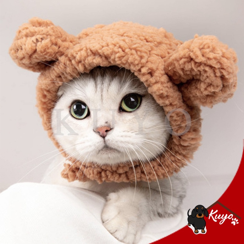 Jual Bando Topi Kostum Anjing Kucing Beruang - Cat Dog Pet Bear Hat ...