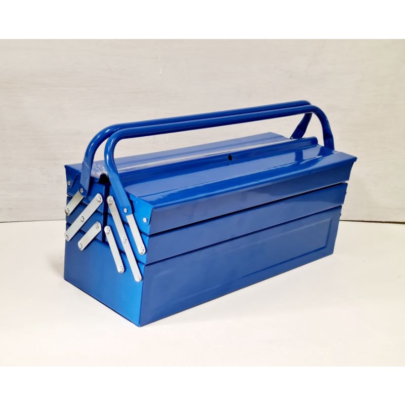 Jual TOOL BOX BESAR PLAT BESI 3SUSUN UKURAN 570X240X230MM WARNA BIRU ...
