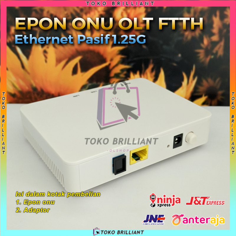 Jual [COD] EPON ONU OLT FTTH Ethernet Pasif 1.25G 1-Port FTTH Devieces ...
