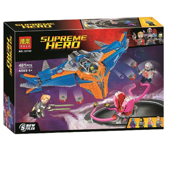 Jual Brick Bela 10748 Guardians of The Galaxy 2 Milano vs Abilisk 481 ...