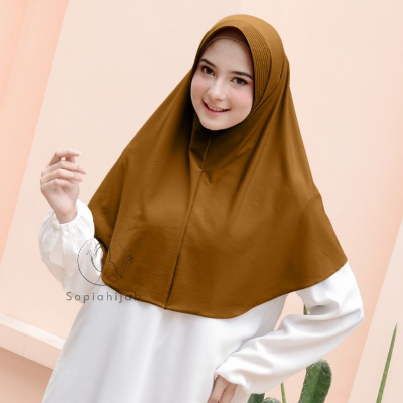 Jual Kerudung Hamidah Hijab Instan Jersey Terbaru Kekinian Jilbab Instant Pet Antem Semi Jumbo ...