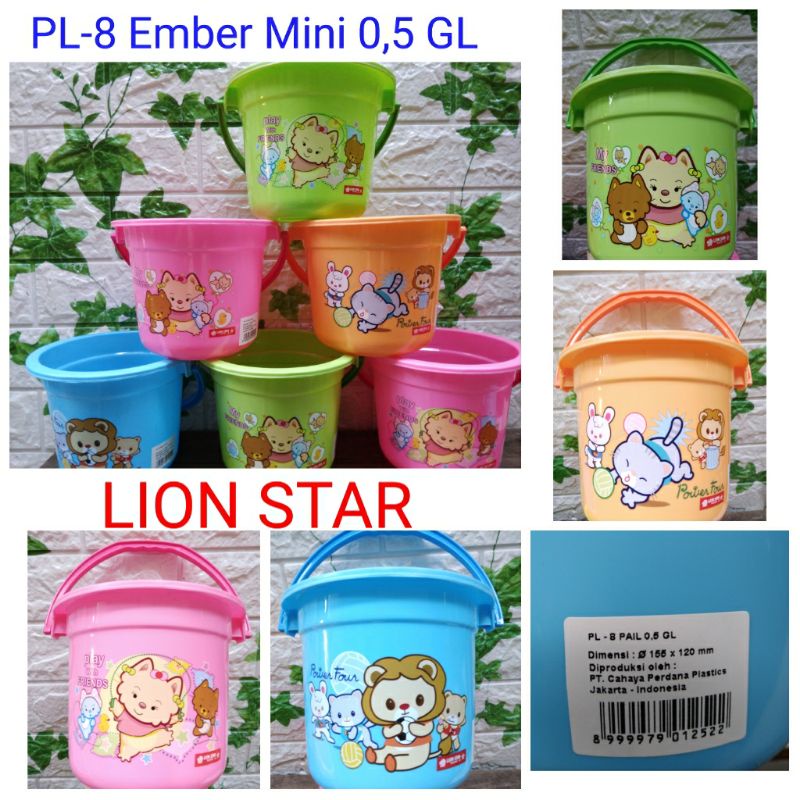 Jual Ember kecil ember mini 1,8 liter Lion Star PL 8 | Shopee Indonesia
