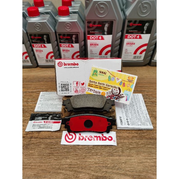 Jual Brake pad kampas rem belakang Toyota Fortuner VRZ Sienta Lexus ...