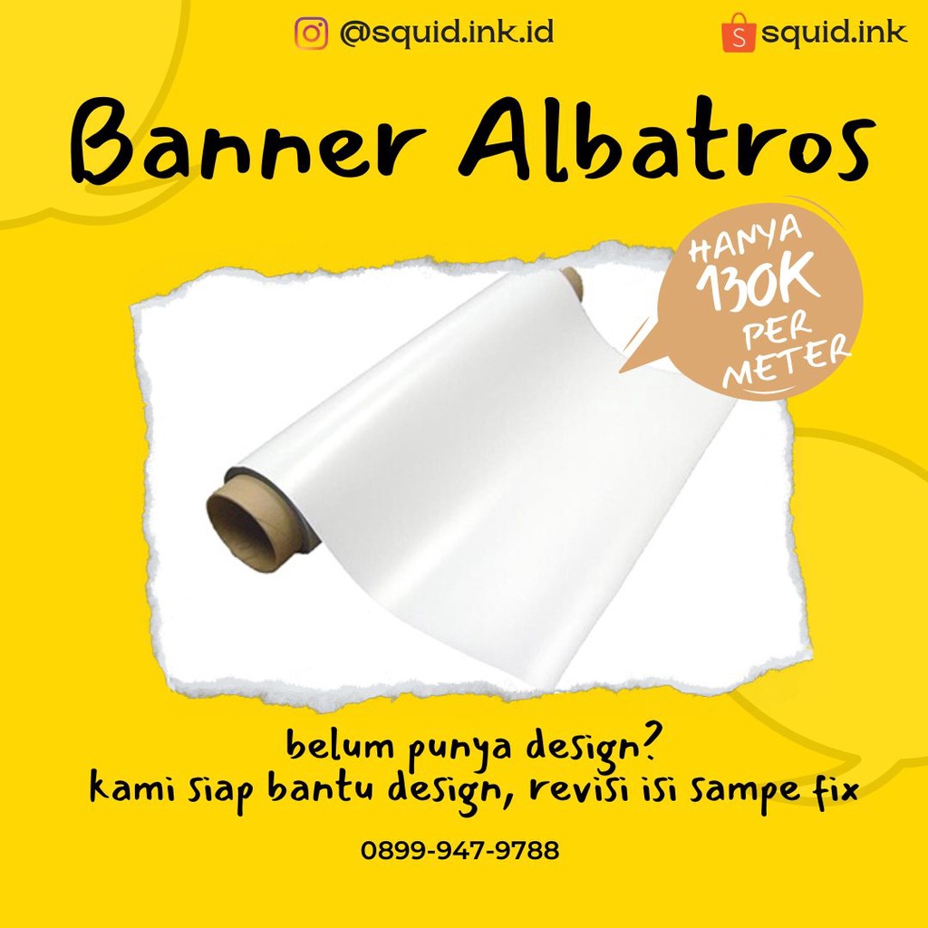 Jual [SQUID.INK] cetak POSTER / standing banner/ spanduk/banner ...