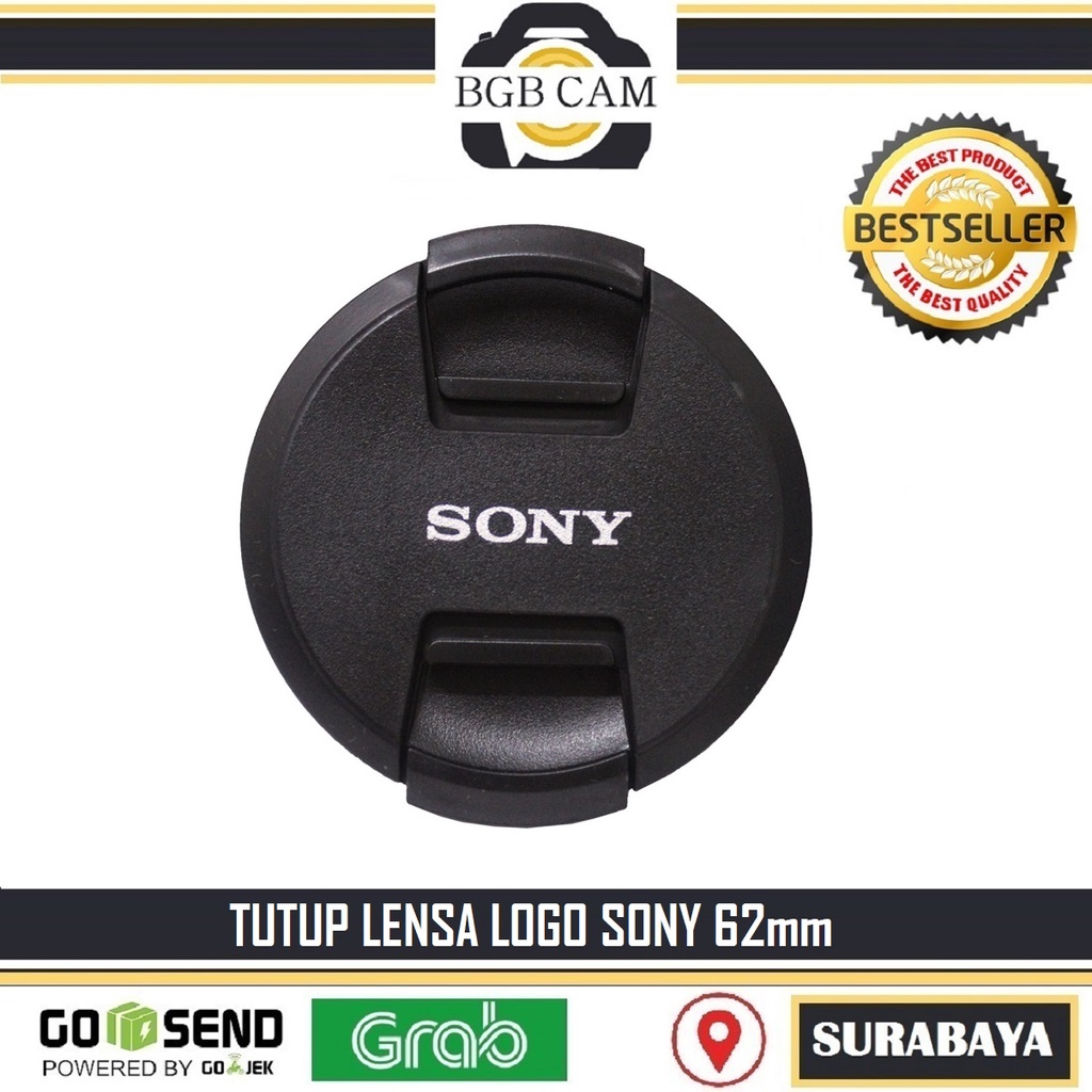 Jual Lens cap Tutup Lensa Sony diameter 40,5mm / 49mm / 52mm / 55mm ...