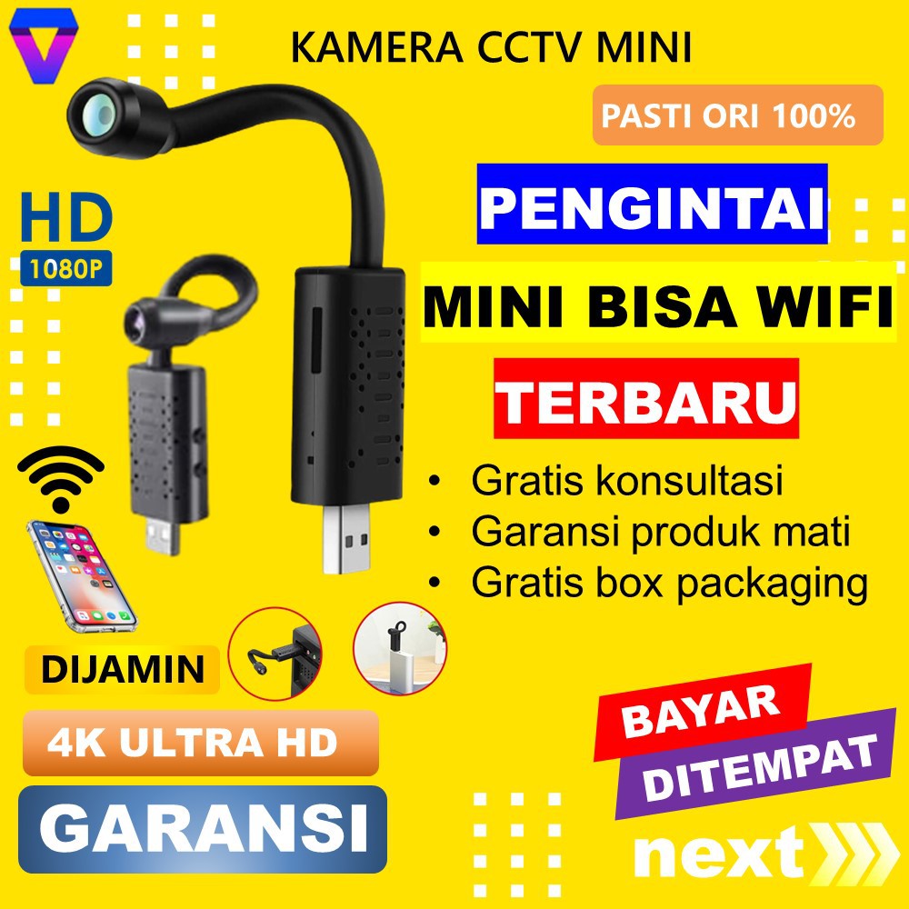 Jual KAMERA MINI KECIL CAMERA CCTV KECIL WIFI SPY CAM CAMERA KAMERA ...