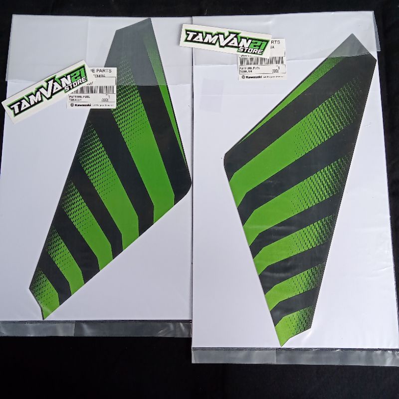 Jual STRIPING STIKER TANGKI NINJA SS HIJAU ZEBRA KGP | Shopee Indonesia