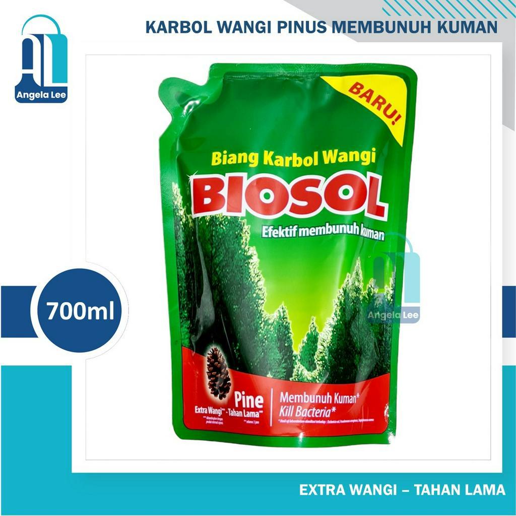 Jual BIOSOL karbol extra wangi bunuh kuman virus pouch 700ml pel ...