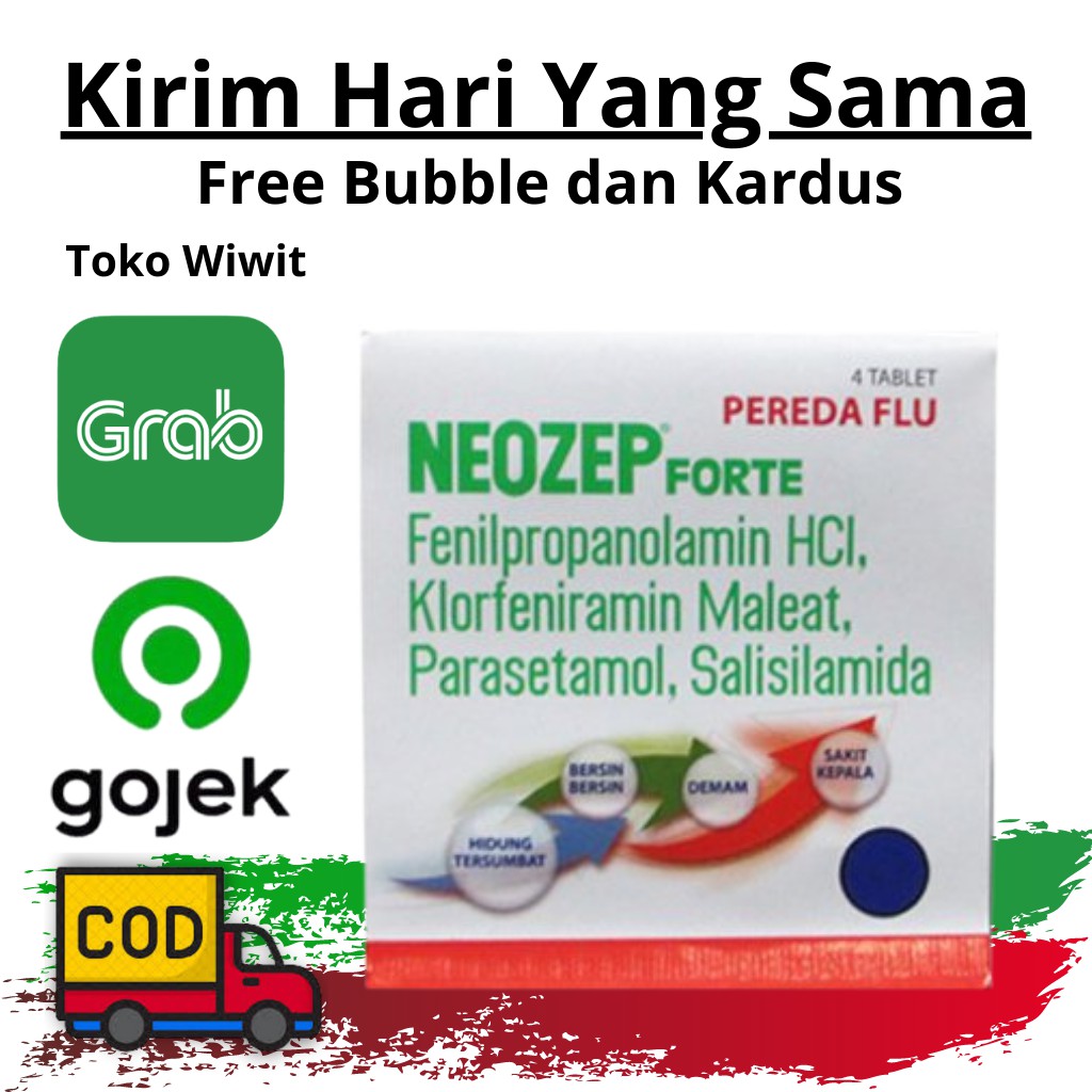 Jual Neozep Forte Tablet Obat Pereda Flu dan Hidung Mampet Strip 4 ...