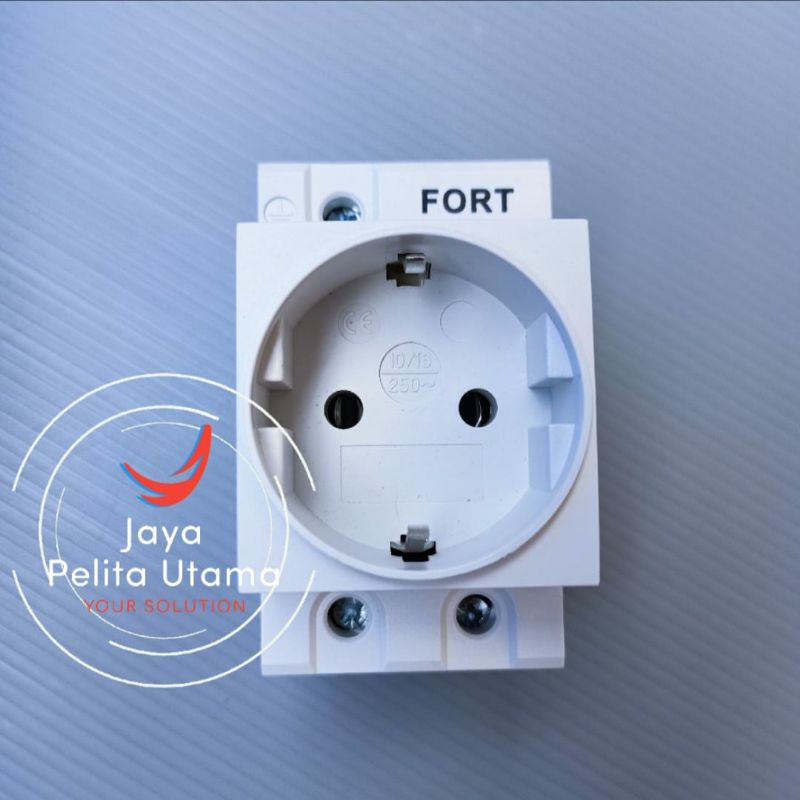 Jual Din Rail Stop Kontak For rel PANEL FTK-250 FORT 16a 250v | Shopee Indonesia