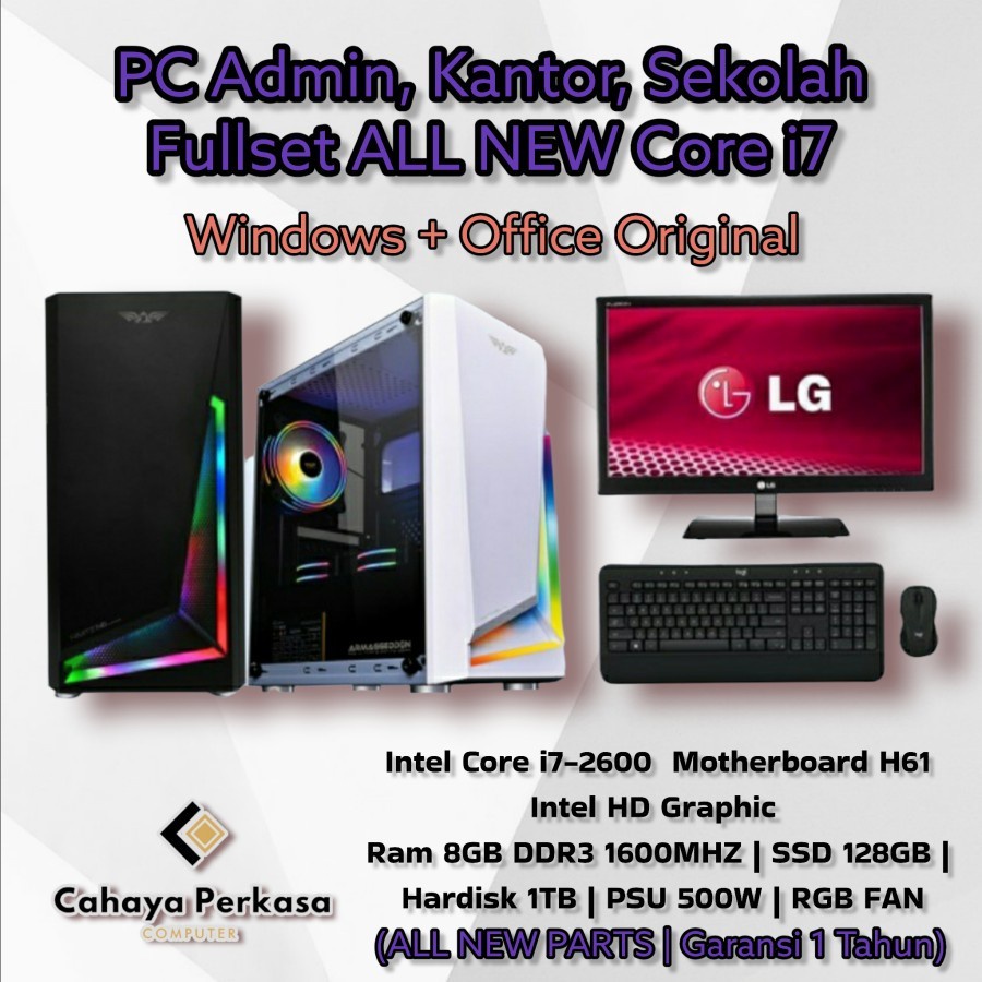 Jual CPU | Komputer | PC Rakitan | PC Deskop |PC Admin | PC Kantor | PC ...