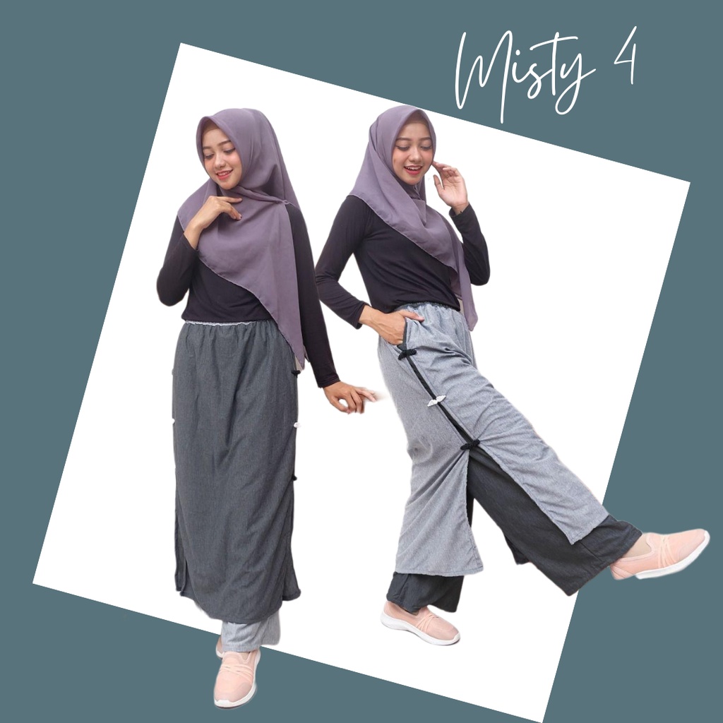 Jual rok celana olahraga training muslimah misty 4 kusasi terbaru rok ...