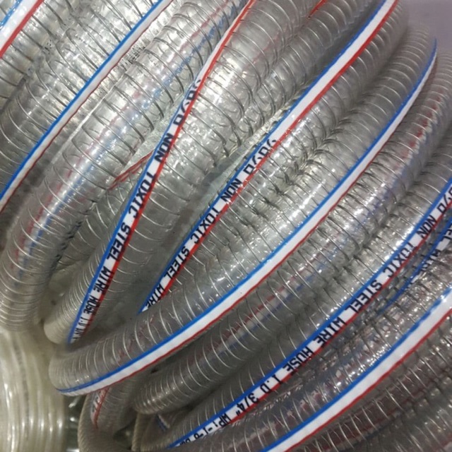 Jual Selang kawat spiral 1/2" (12mm) selang pertamini 1/2 inc (12mm ...