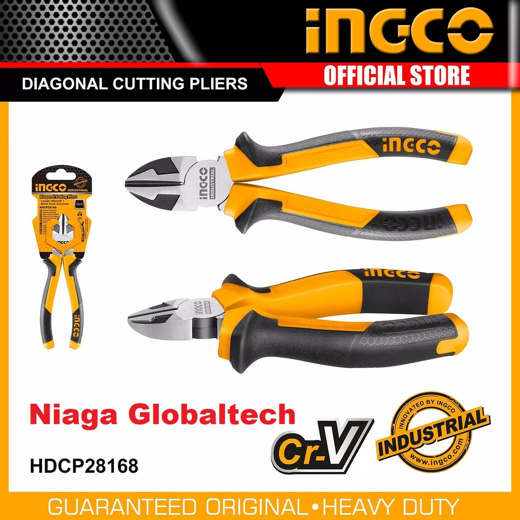 Jual INGCO HDCP28188 TANG POTONG 6 INCH 7 INCH DIAGONAL CUTTING PLIERS ...