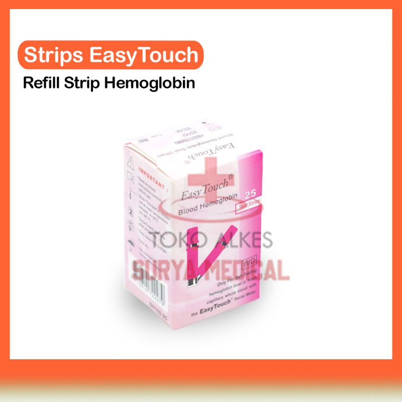 Jual Strip Hb EasyTouch | Hemoglobin Easy Touch HB Test Strips | Shopee ...