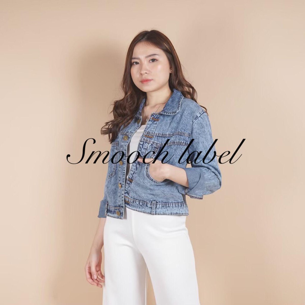 Jual Berro Denim Jacket / jaket jeans cewek / jaket denim wanita ...