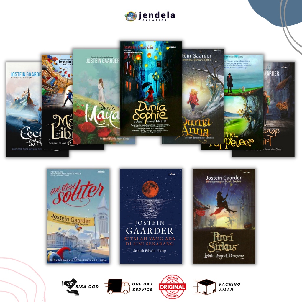 Jual Novel Dunia Sophie, Dunia Anna, Orange Girl, The Magic Library ...