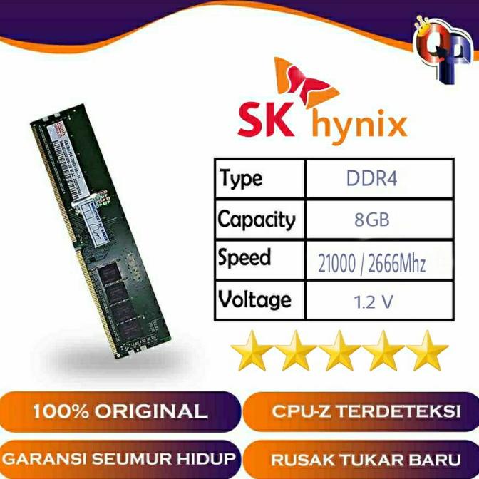 Jual Memory Ddr4 8Gb Hynix Long Dimm Original (Life Time) | Shopee ...
