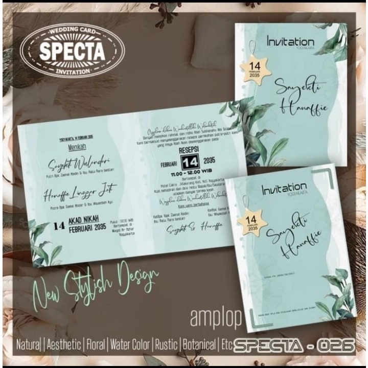 Jual Specta 26 | Blangko Undangan | Undangan Print | Undangan Kosong ...