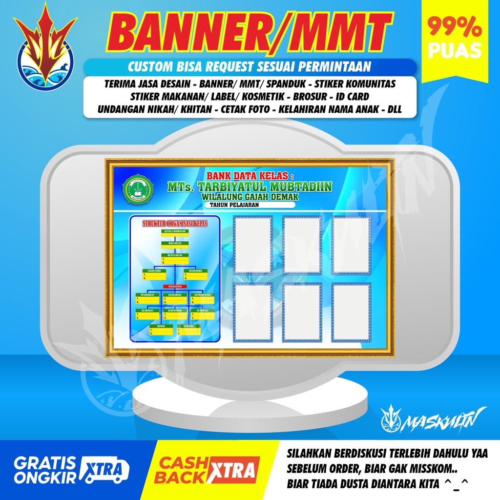 Jual Banner MMT Spanduk Bank Data | Shopee Indonesia