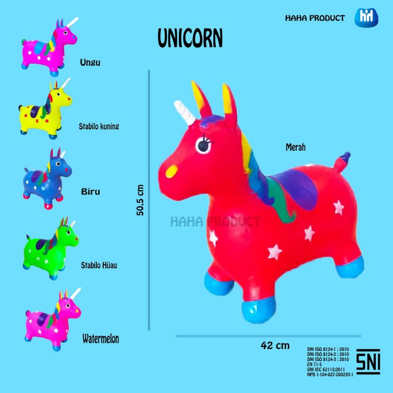 Jual ANIMAL JUMPING MUSIK JUMBO/JUMPING UNICORN/MAiNAN KUDA KUDAAN ...