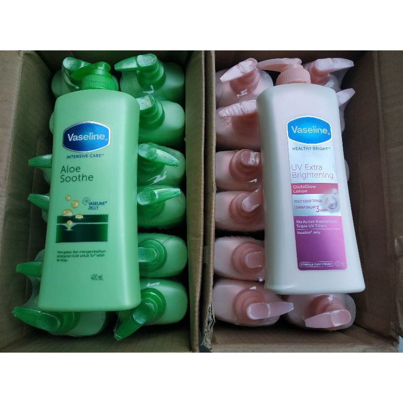 Jual Vaseline 400 ml | Vaseline hand body lotion 400 ml | vaseline uv extra brightening ...