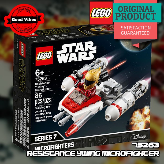 Jual Original LEGO STAR WARS 75263 Resistance Ywing Microfighter ...
