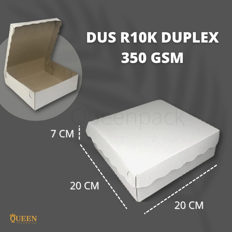 Jual DUS DUPLEX R10K 350 GSM | BOX DUPLEX R10K 350 GSM | SNACK BOX ...