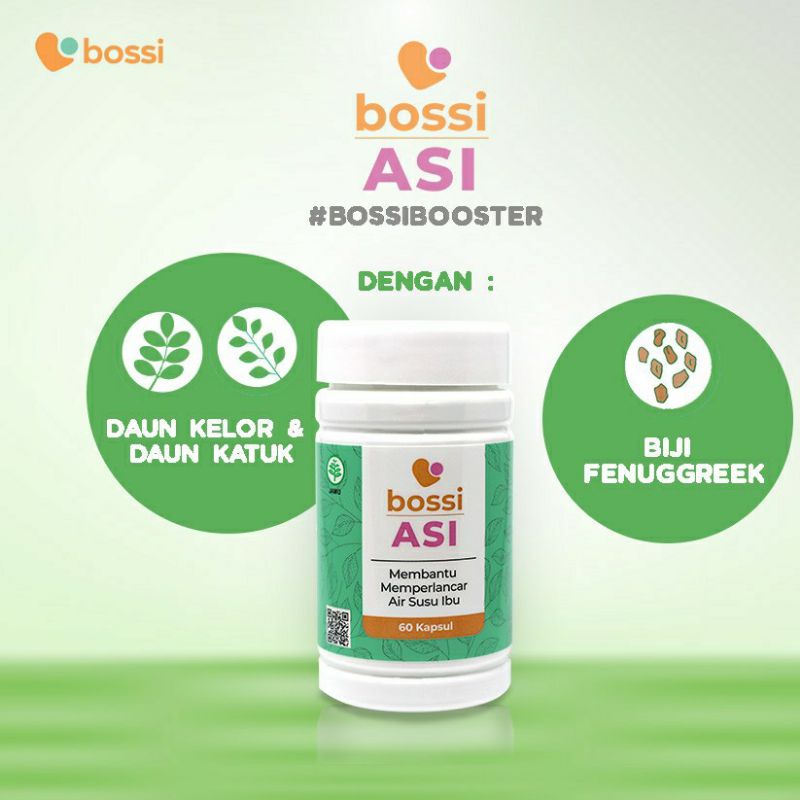 Jual Bossi ASI Box 60 Kapsul Asi Booster Pelancar Asi | Shopee Indonesia