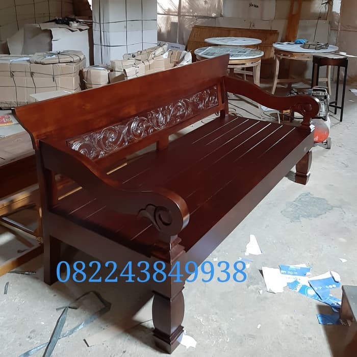 Jual Bangku Kursi Teras Jawa Jati Jepara Bale Bale Risban Cafe Hotel ...