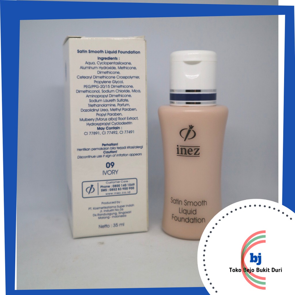 Jual Inez Satin Smooth Liquid Foundation 5,2 gr Nomor 10 Biege | Shopee ...