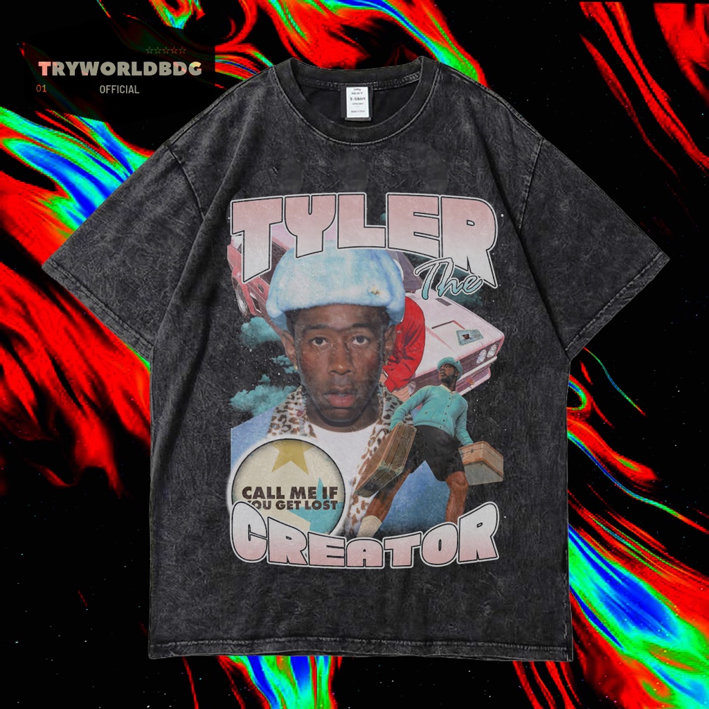 Jual KAOS OVERSIZED / KAOS WASHED / OVERSIZED T SHIRT / KAOS TYLER THE ...