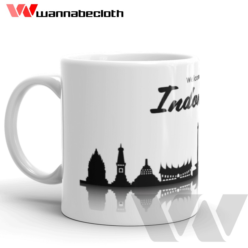 Jual Gelas Indonesia Mug Indonesia Oleh-Oleh Souvenir Mug Wisata ...