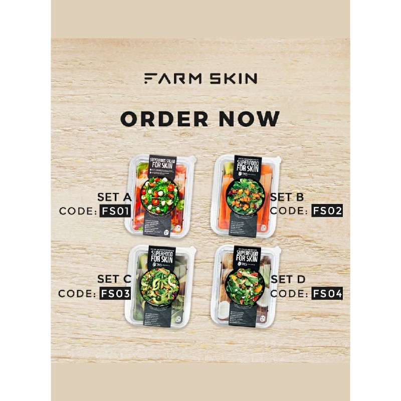 Jual FARMSKIN Sheet Mask 7pcs/pack (A/B/C/D) | Shopee Indonesia