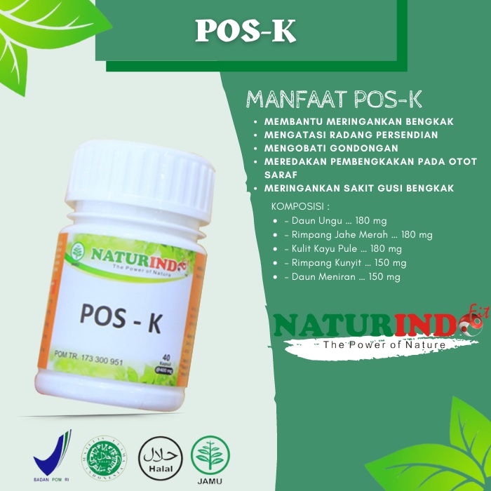 Jual POS -K(40 kpsl) Obat Kelenjar Getah Bening Benjolan Di Leher ...