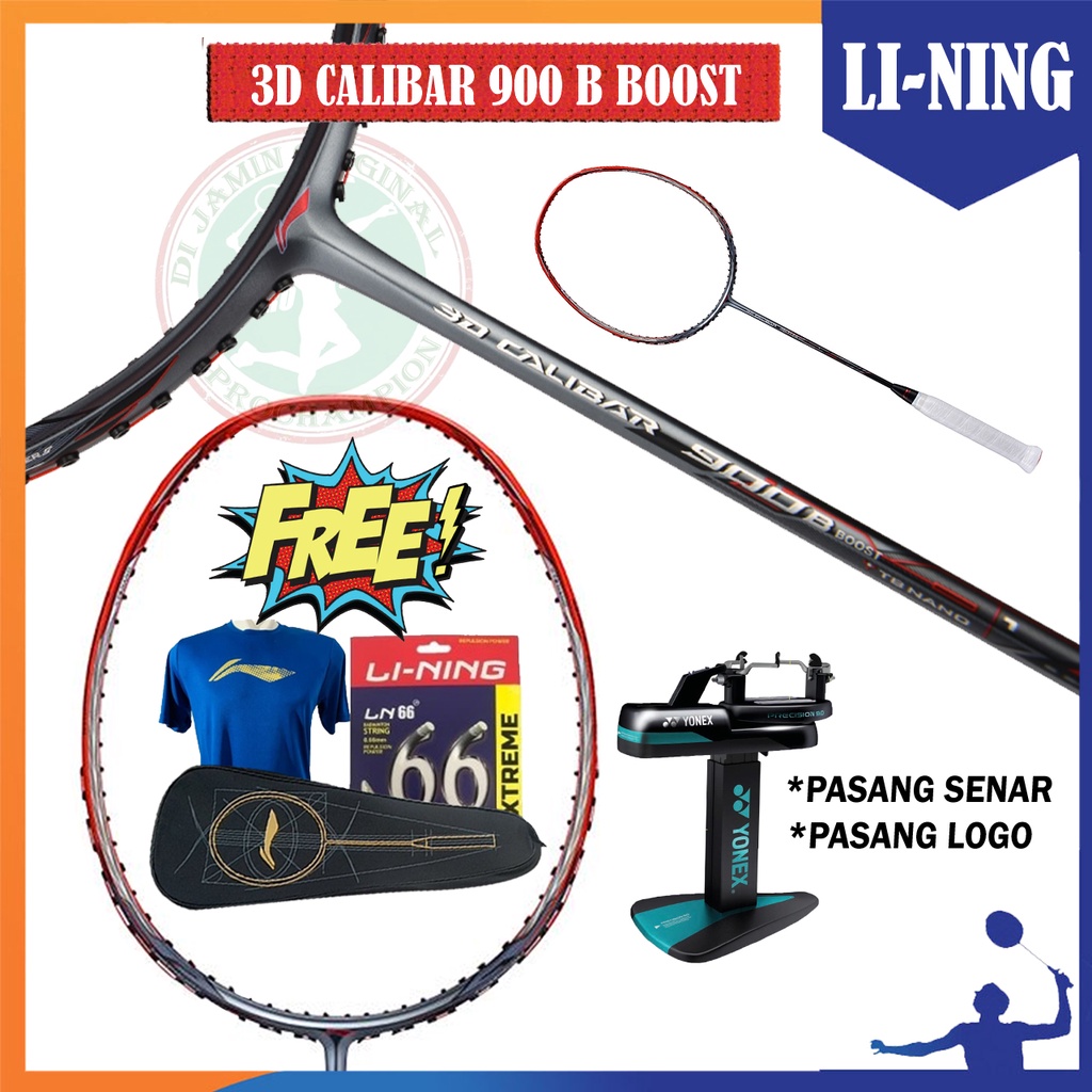 Jual Lining 3D Calibar 900 B Boost / Raket Lining Raket Badminton ...