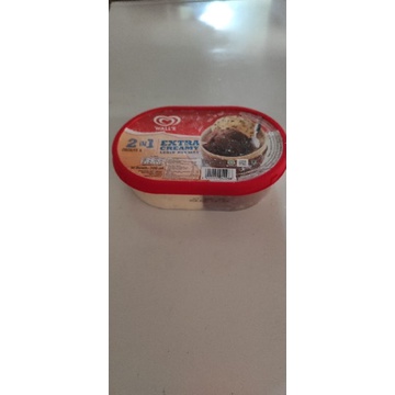 Jual Ice Cream WALLS 2 in 1 Coklat + Vanilla 700ml | Shopee Indonesia