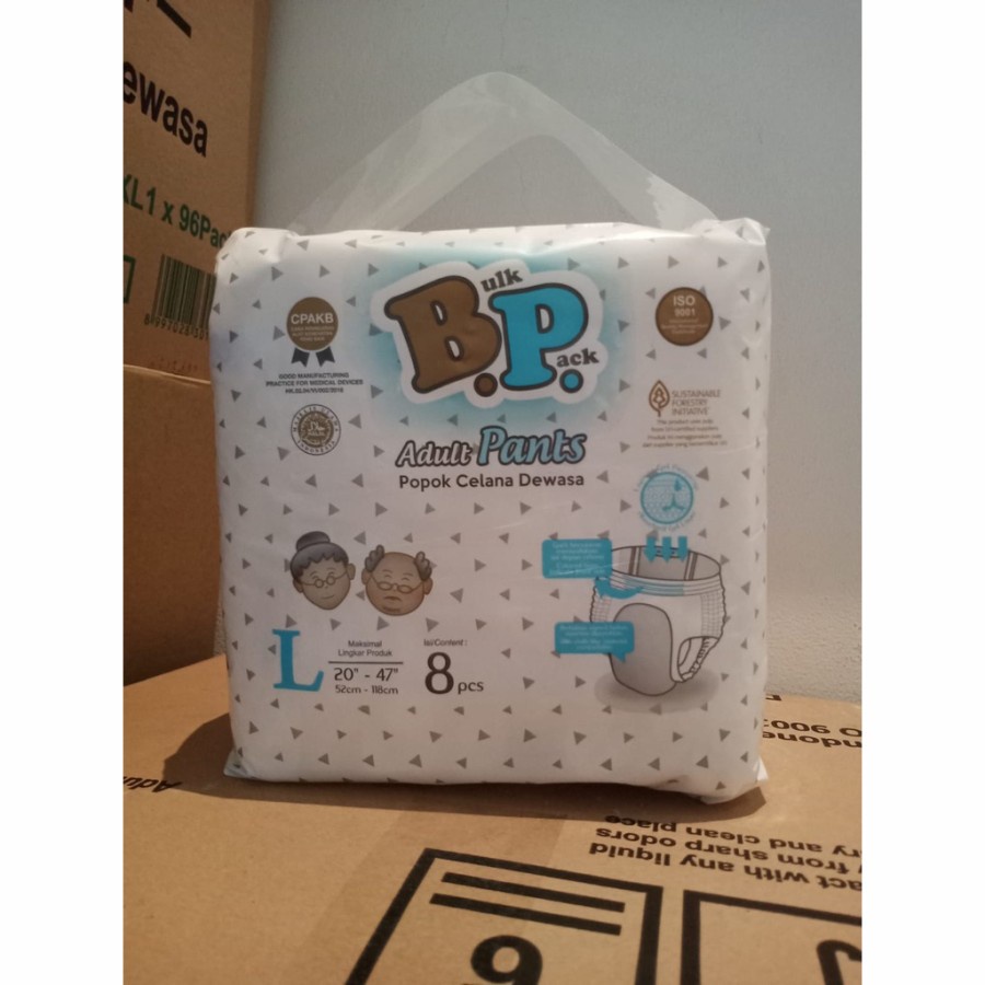 Jual BP Adult Diapers Pants L8 | Shopee Indonesia